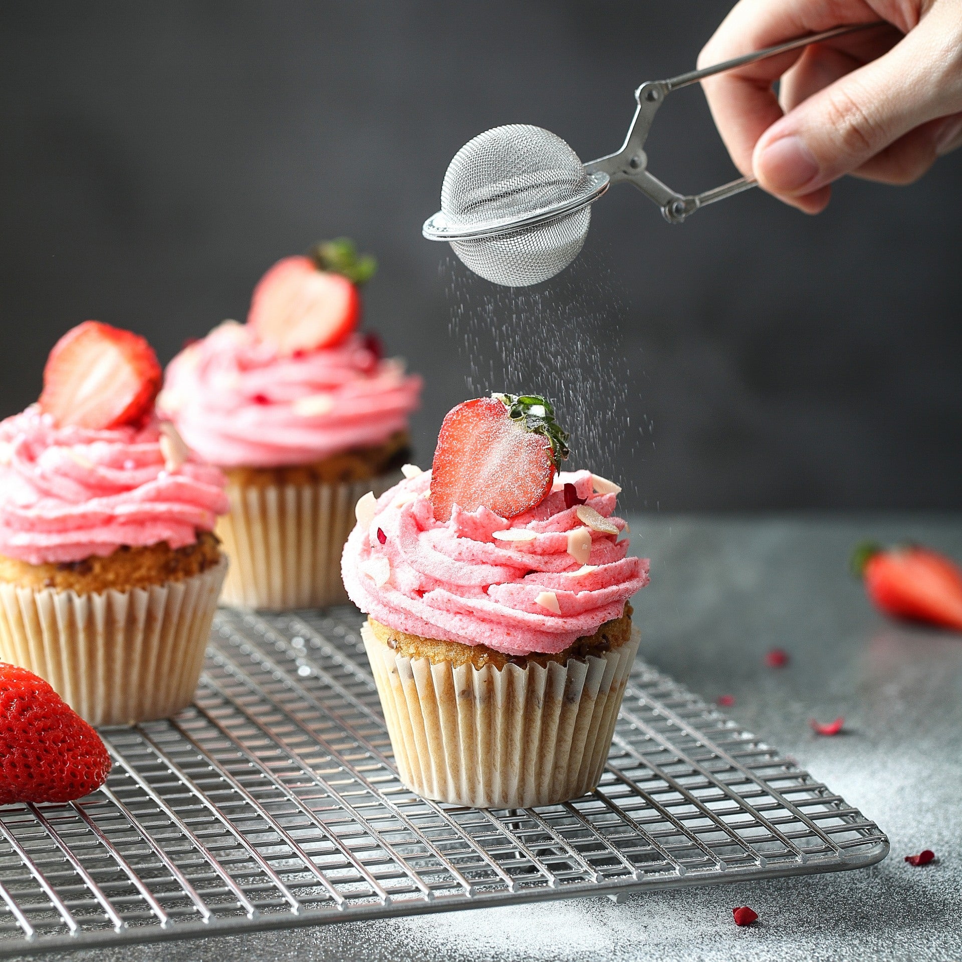 Oven Safe, Heavy Duty Stainless Steel Baking Rack & Cooling Rack, 12 x ...